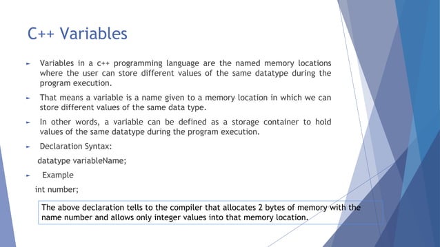 Keywords Identifiers Datatypes In C Ppt