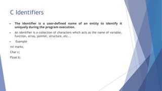 Keywords, identifiers ,datatypes in C++ | PDF