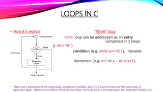 Keywords in c language | PPTX