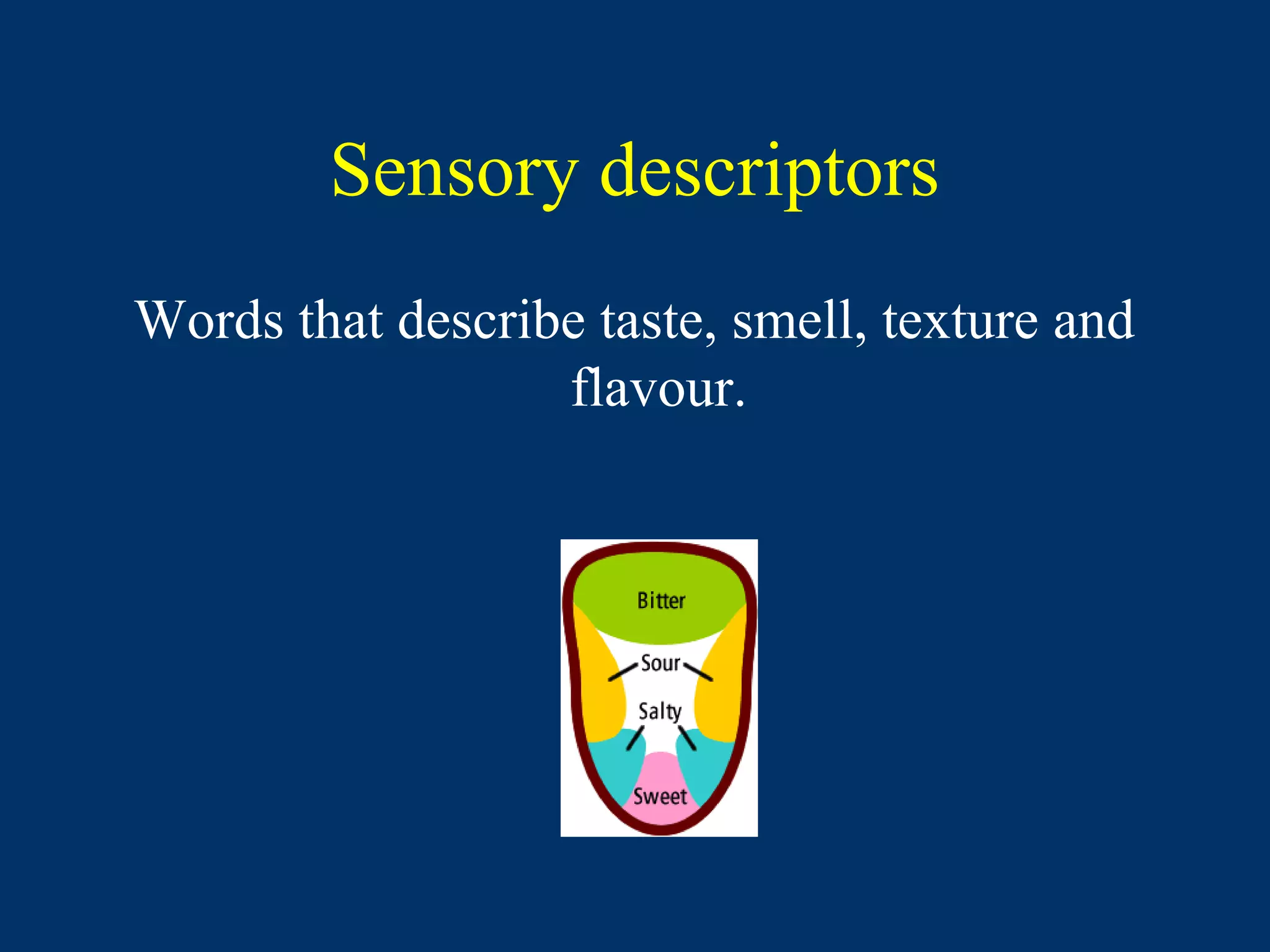 Key words in Food Technology | PPT