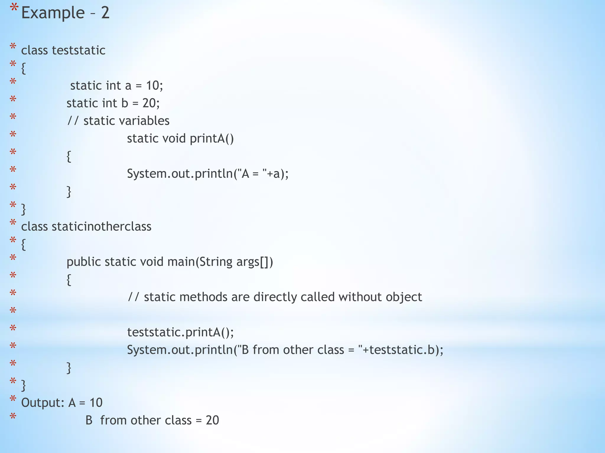 Keywords of java | PPTX