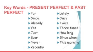 Key words revision tenses (1) | PPTX