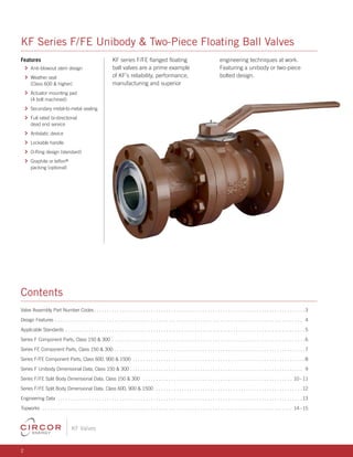 Kf ball-floating flangedseriesf-fe | PDF