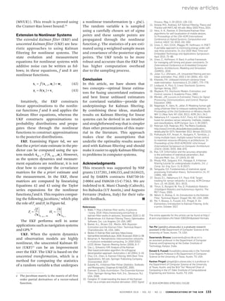 An Elementary Introduction to Kalman Filtering | PDF