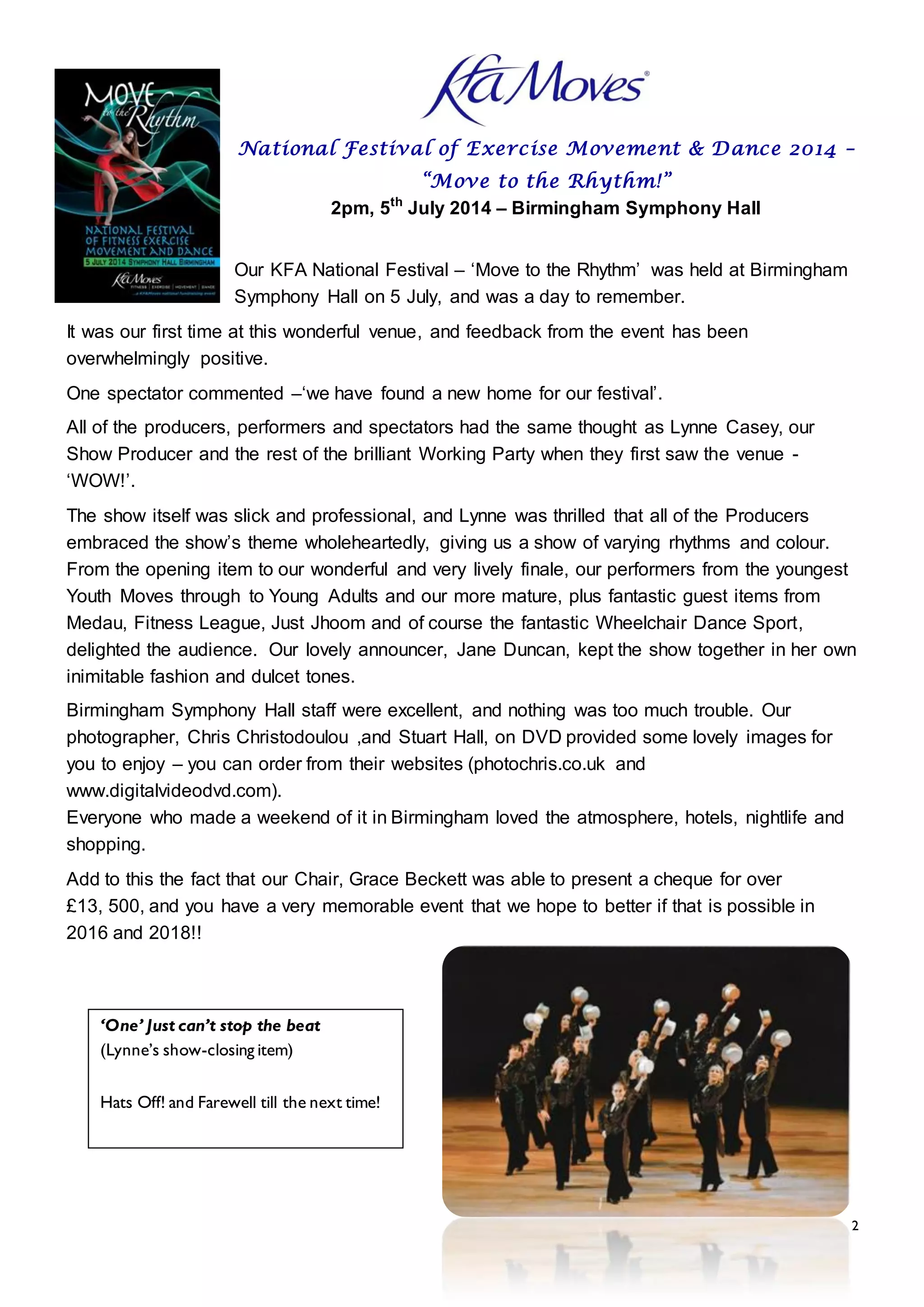 Kfa moves north east newsletter autumn 2014 | PDF