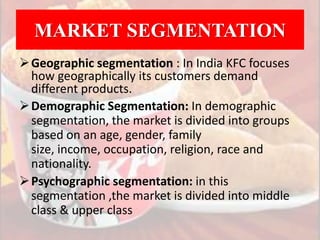 Kfc in india swot analysis | PPTX | Food Industry | Industries