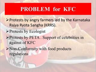 Kfc in india swot analysis | PPTX