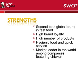 KFC SWOT | PPT