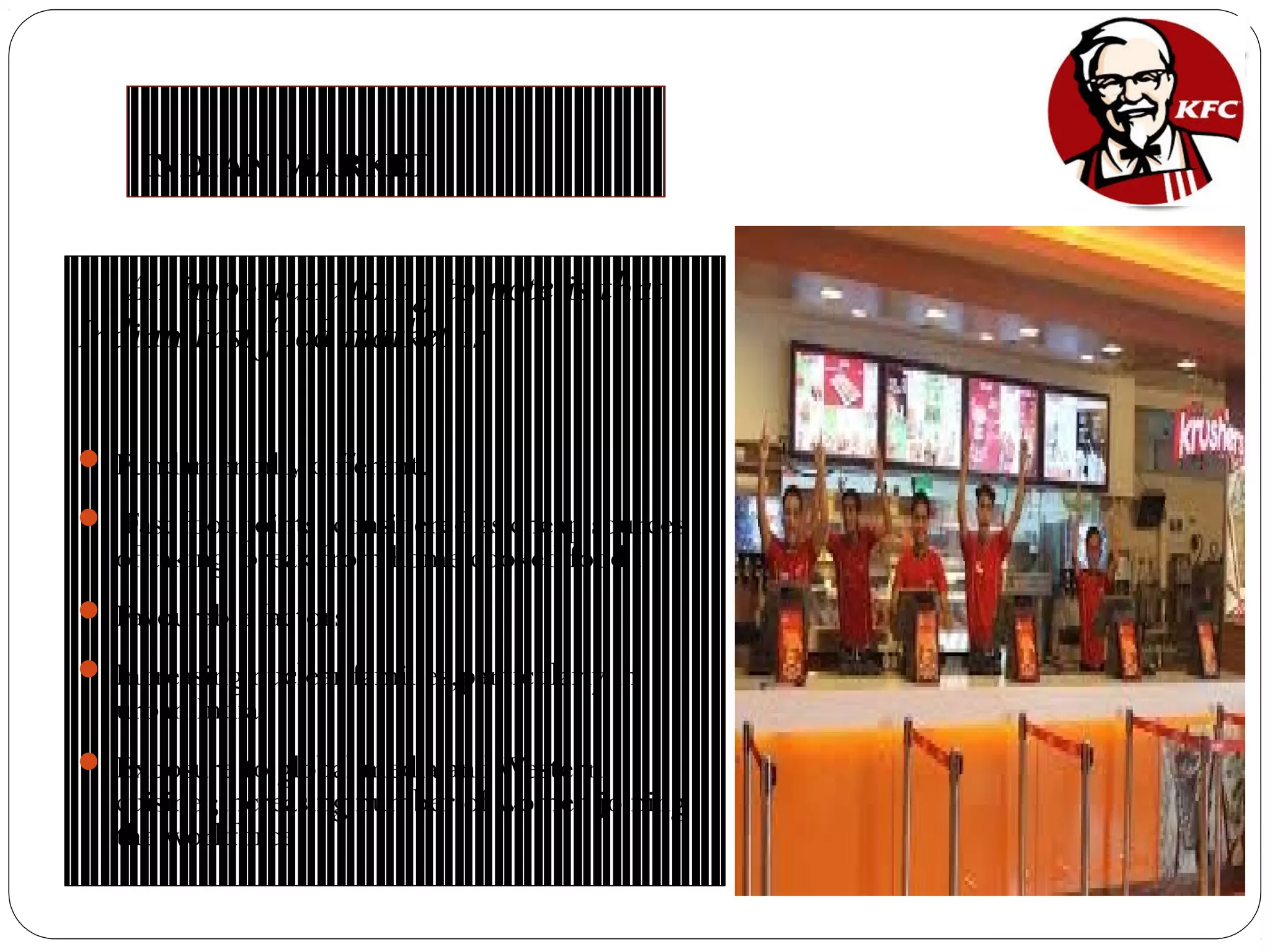 KFC : STP, BCG MATRIX, ENVIROMENT ANALYSIS, SUPPLY CHAIN,PRODUCT ...