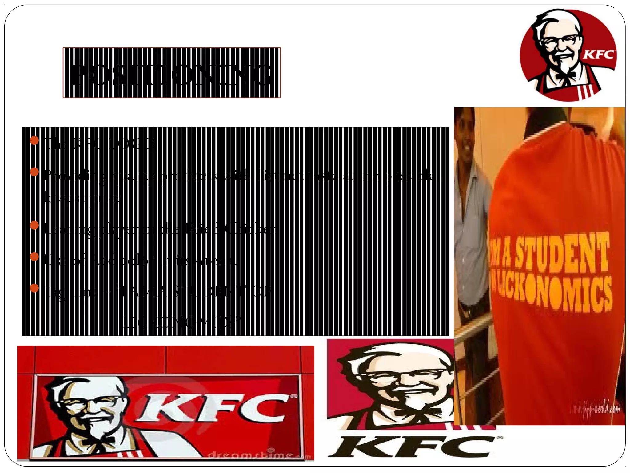KFC : STP, BCG MATRIX, ENVIROMENT ANALYSIS, SUPPLY CHAIN,PRODUCT ...