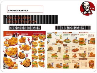 KFC : STP, BCG MATRIX, ENVIROMENT ANALYSIS, SUPPLY CHAIN,PRODUCT ...