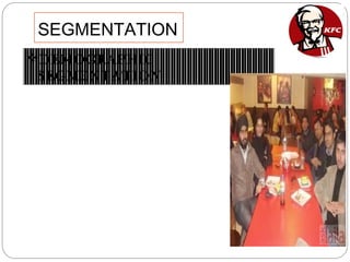 KFC : STP, BCG MATRIX, ENVIROMENT ANALYSIS, SUPPLY CHAIN,PRODUCT ...