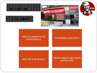 KFC : STP, BCG MATRIX, ENVIROMENT ANALYSIS, SUPPLY CHAIN,PRODUCT ...