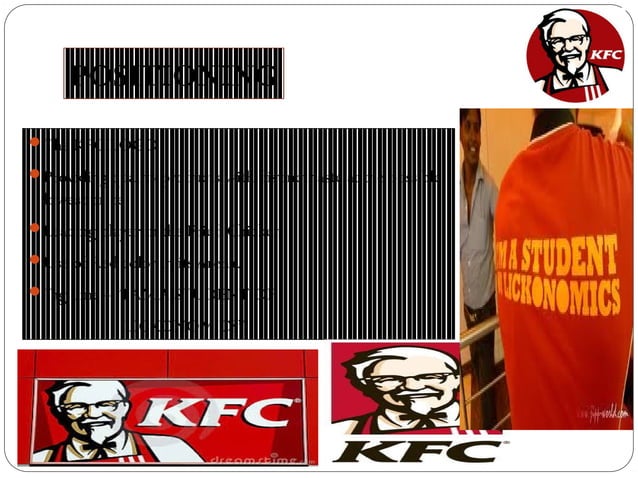KFC : STP, BCG MATRIX, ENVIROMENT ANALYSIS, SUPPLY CHAIN,PRODUCT STRATEGY | PPT