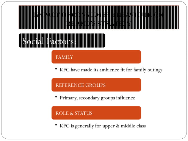 KFC : STP, BCG MATRIX, ENVIROMENT ANALYSIS, SUPPLY CHAIN,PRODUCT STRATEGY | PPT