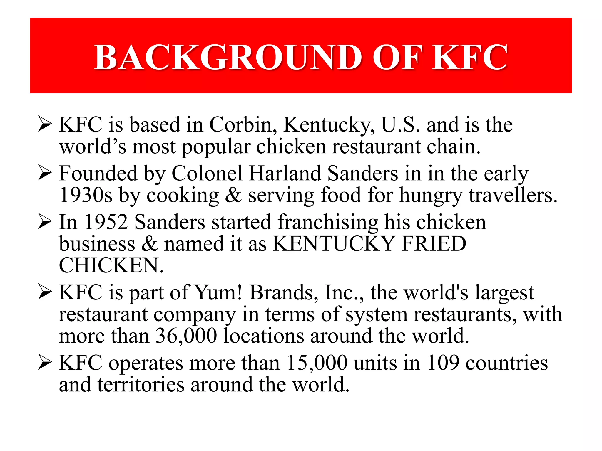 Kfc case study | PPTX