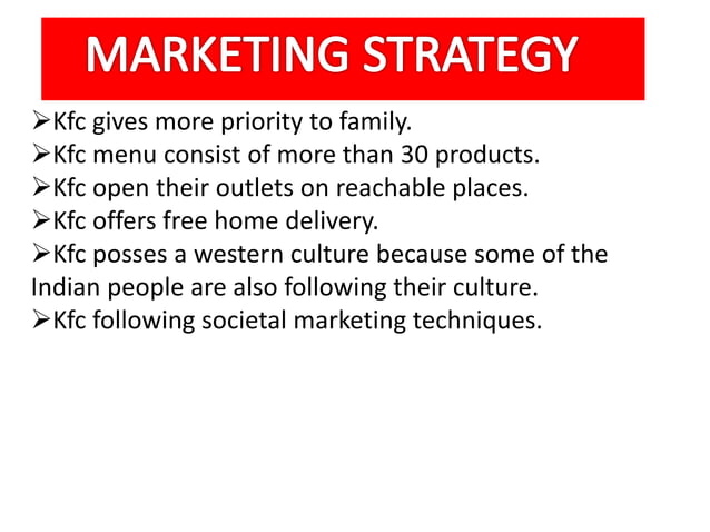 Kfc case study | PPTX