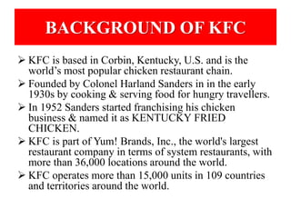 Kfc case study | PPTX