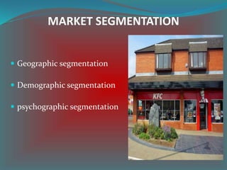 KFC MARKETING STRATEGIES | PPTX