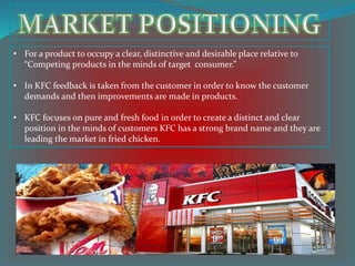 KFC MARKETING STRATEGIES | PPTX