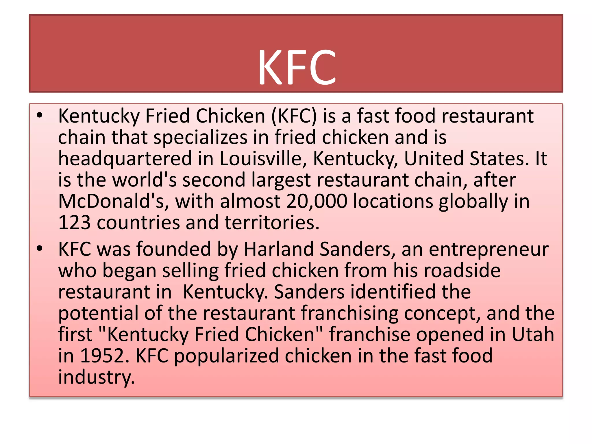 Kfc pakistan | PPT