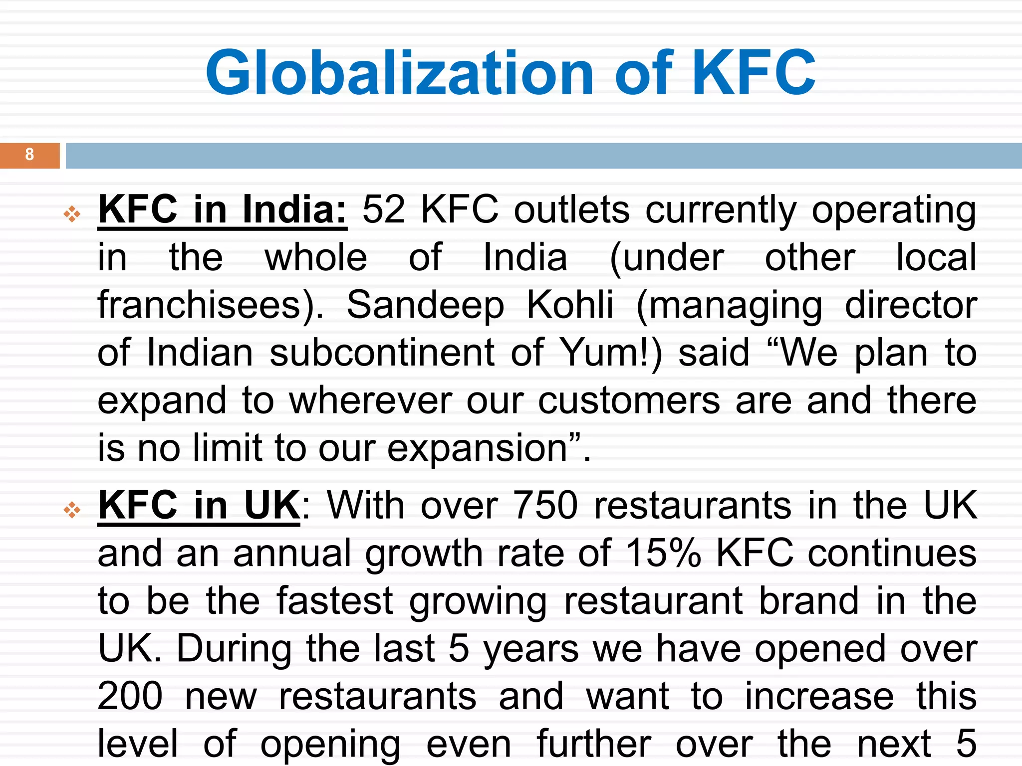 Overview of KFC | PPTX