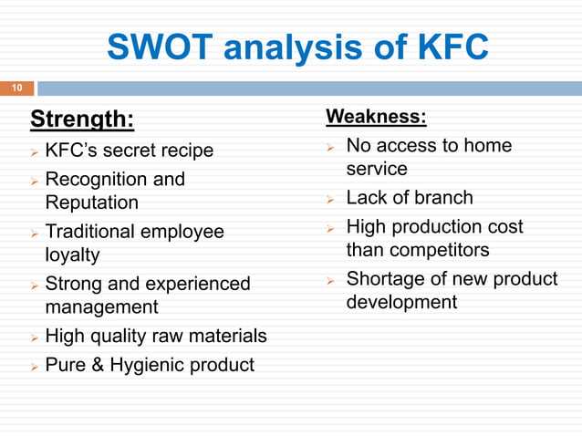 Overview of KFC | PPTX | Food Industry | Industries