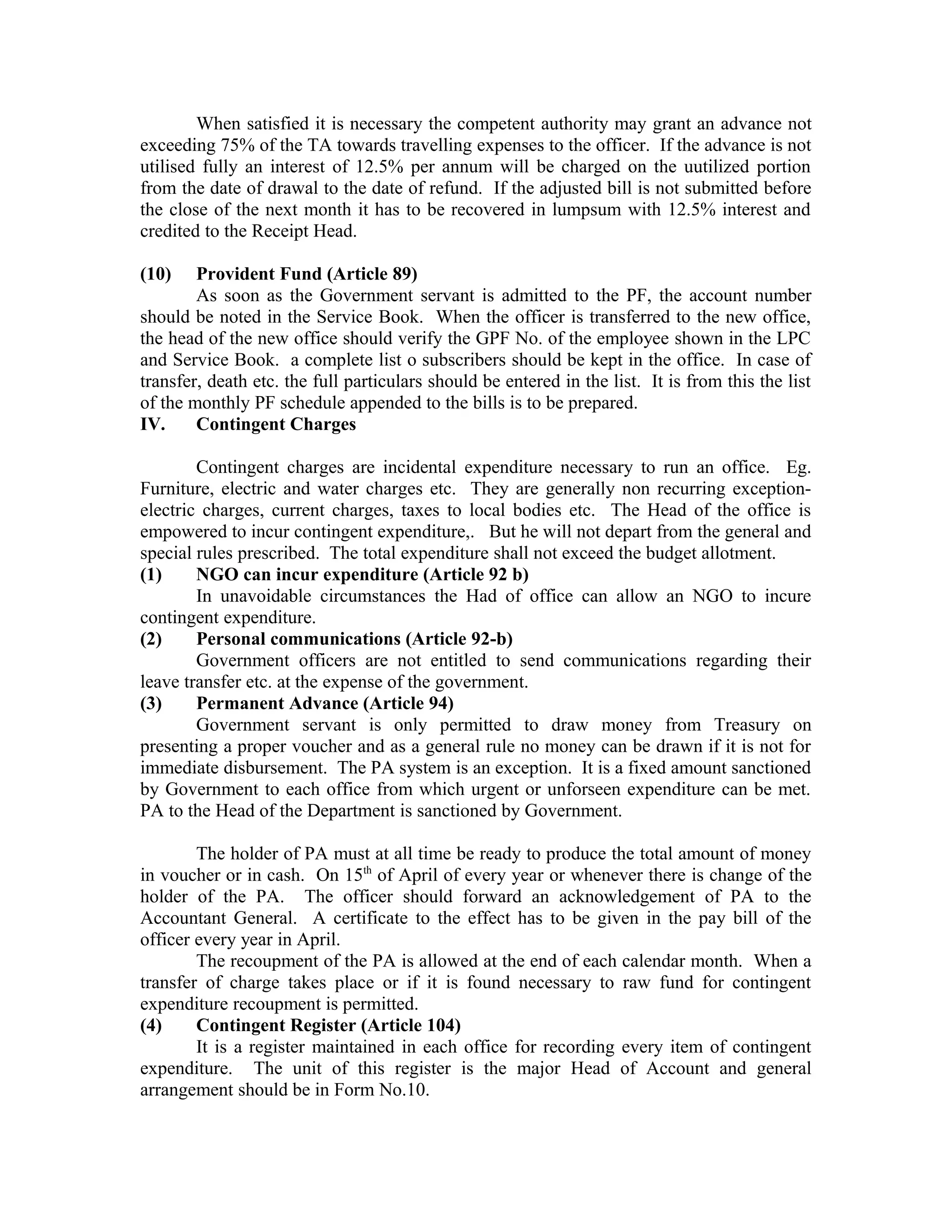 Kerala Financial Code Note uploaded by T james Joseph Adhikarathil | DOC