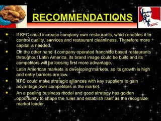 Kfc SWOT Presentation | PPT