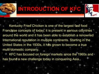 Kfc SWOT Presentation | PPT