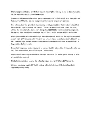 MINOR PROJECT REPORT ON KFC | DOCX