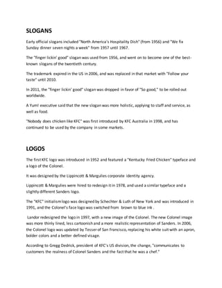 MINOR PROJECT REPORT ON KFC | PDF