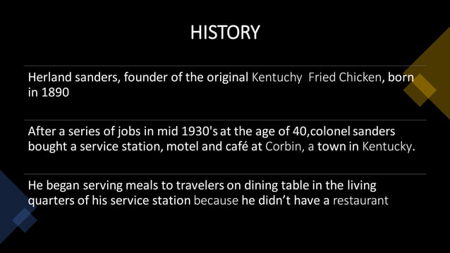Overview of kfc brand | PDF | Food & Drink