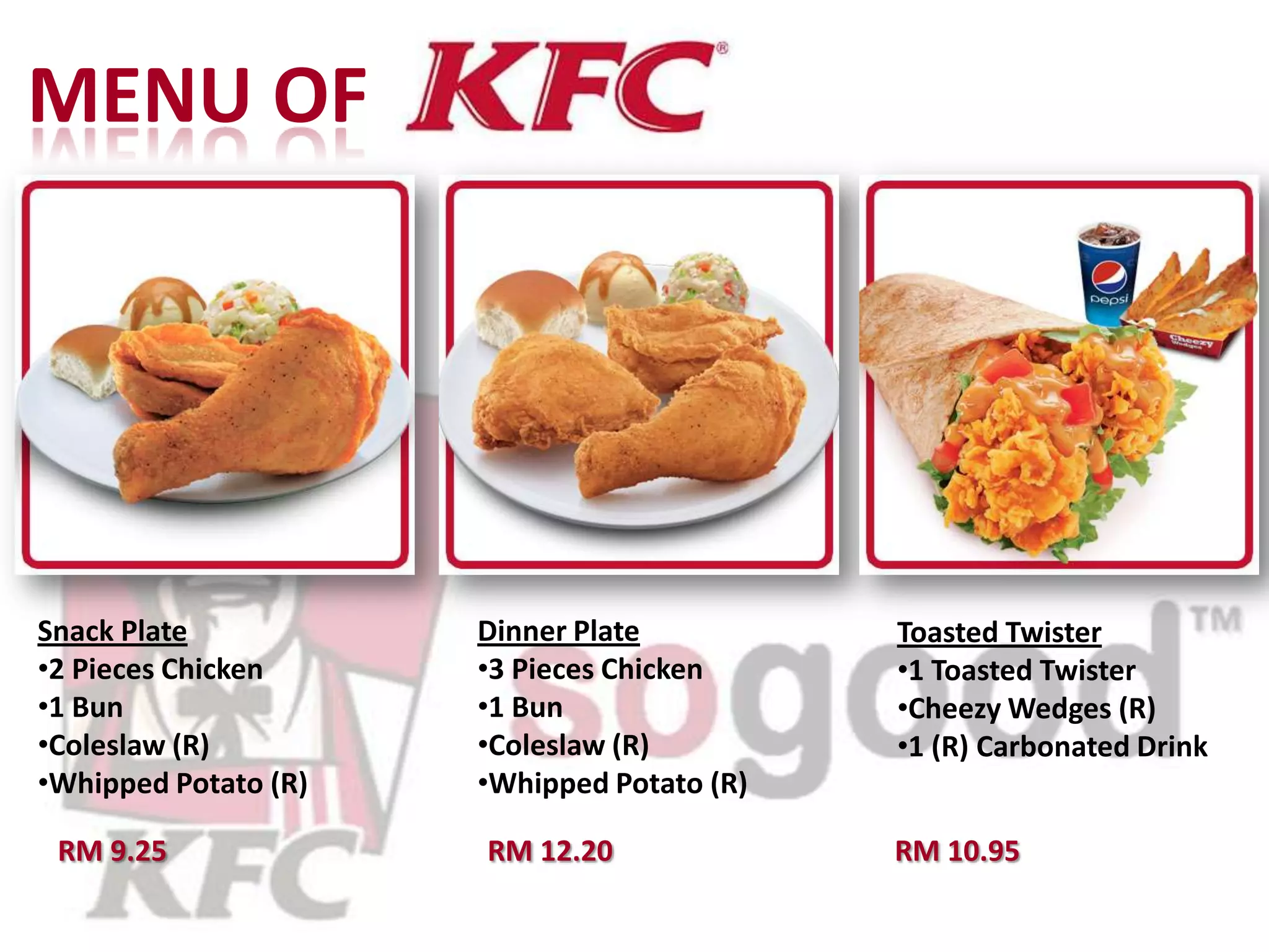 KFC PRESENTATION SLIDE | PPTX