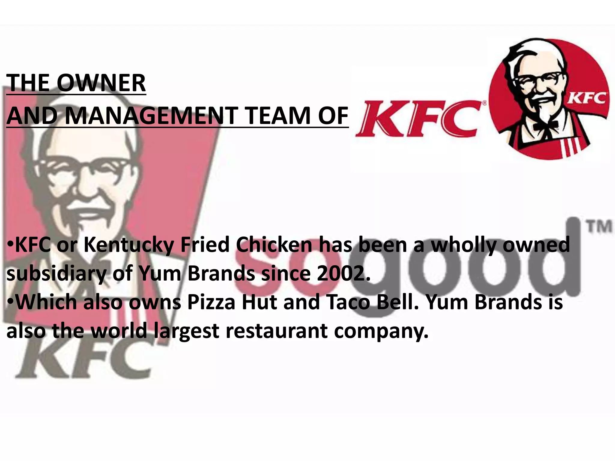 KFC PRESENTATION SLIDE | PPTX