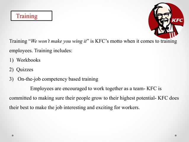 KFC of Pakistan Presentation | PPTX | Human Resources | Business