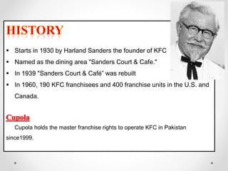 KFC of Pakistan Presentation | PPTX