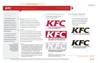 KFC Brand Standards Manual | PDF