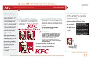 KFC Brand Standards Manual | PDF
