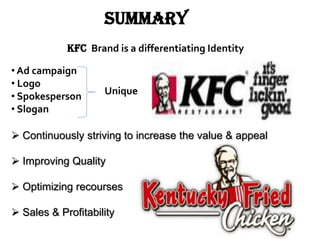 Kfc brand strategy pyramid | PDF