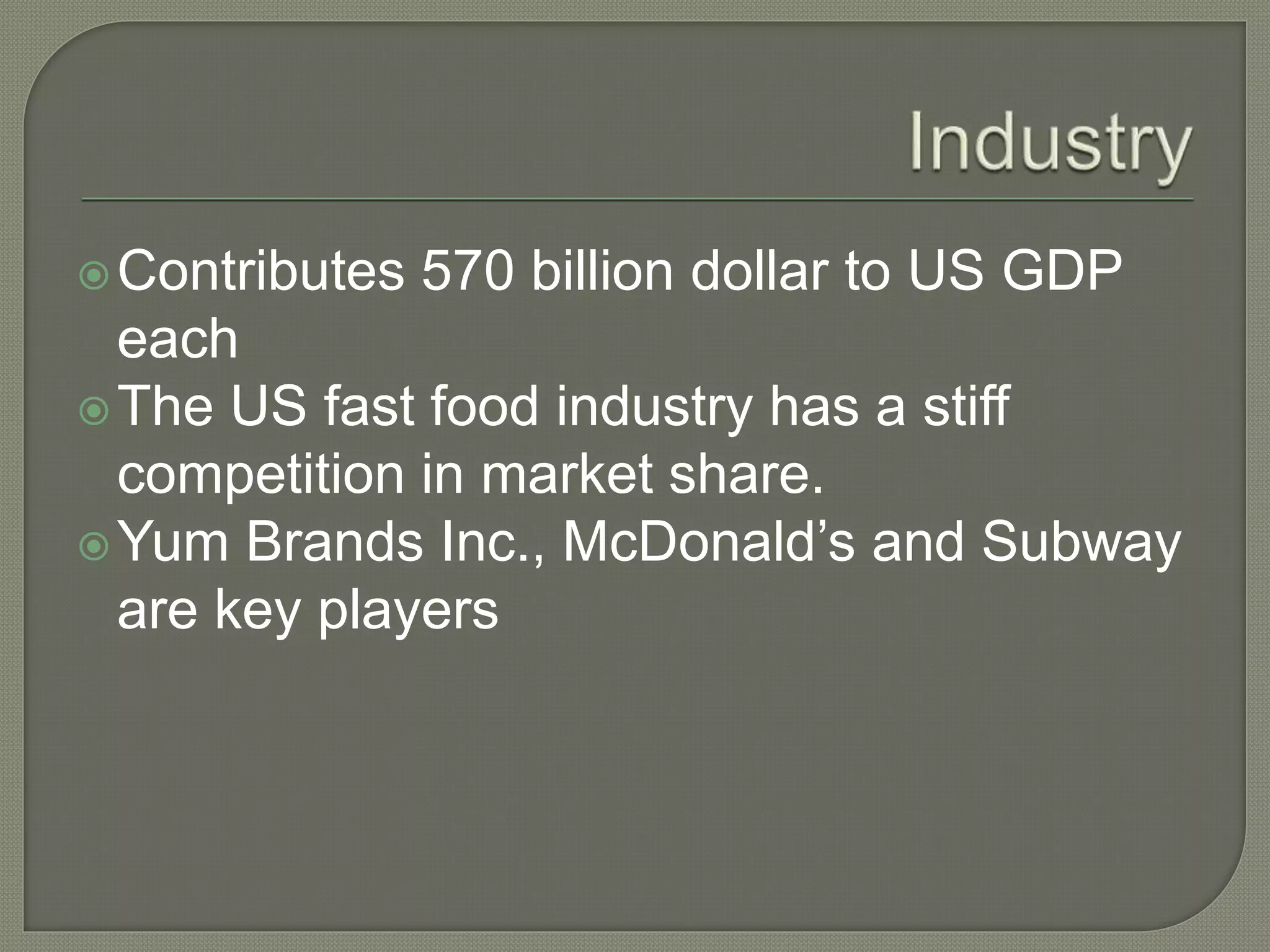 Kfc business and industry analysis | PPTX