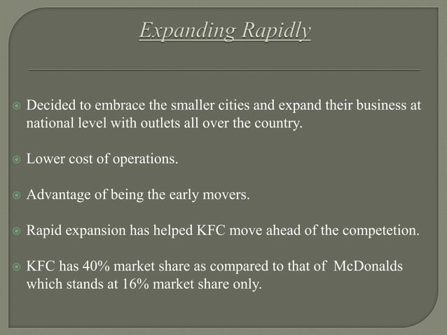 Kfc strategies in china's local market | PPTX