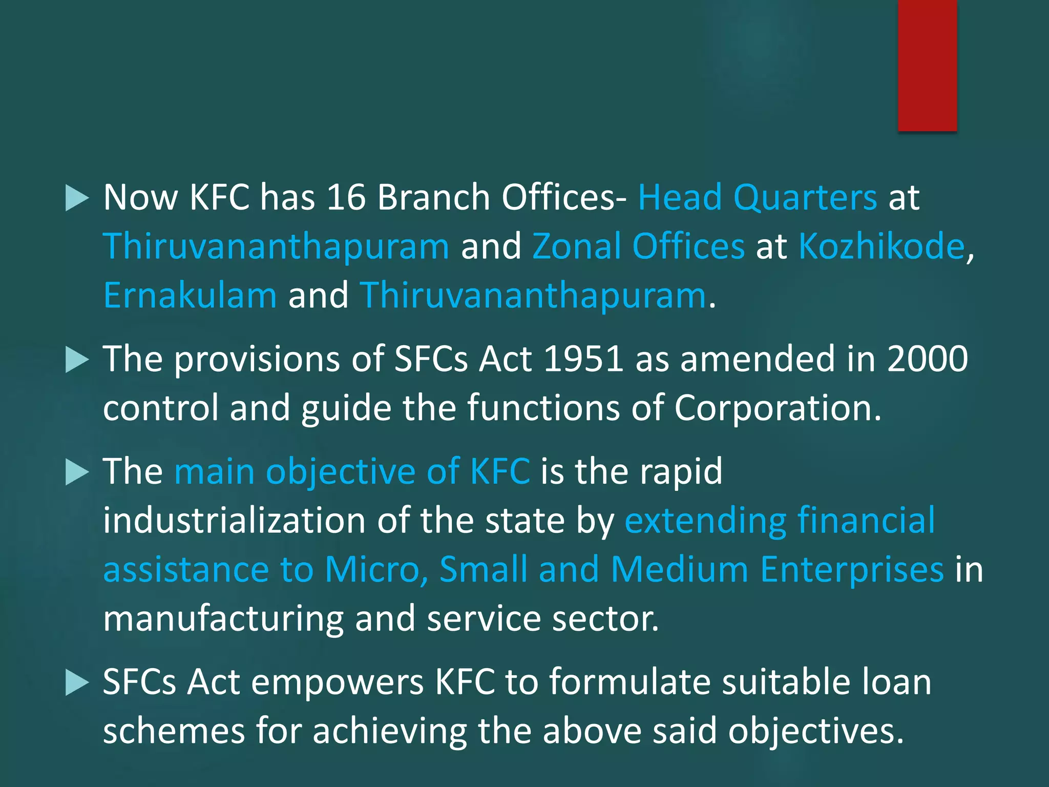 Kerala Financial Corporation | PPTX