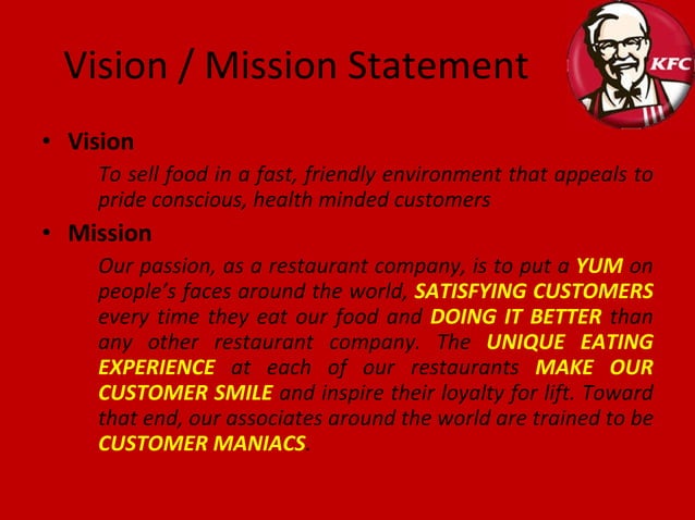 KFC Matrixes Analysis | PPT | Food Industry | Industries