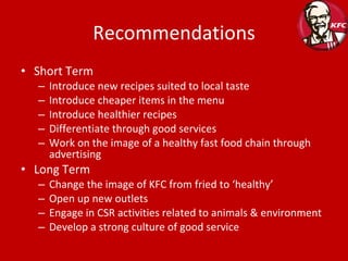 KFC Matrixes Analysis | PPT