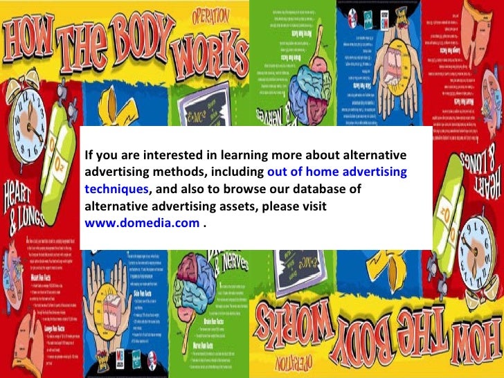 Example of Alternative Advertising in the Classroom