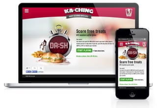 KFC Ka-Ching Dash UI | PPT
