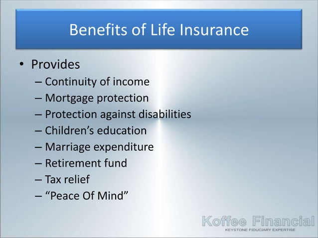 2. Insurance - Classification of Insurance | PPSX | Life Insurance ...