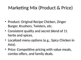 KFC_Marketing_strategy overview slides.. | PPTX