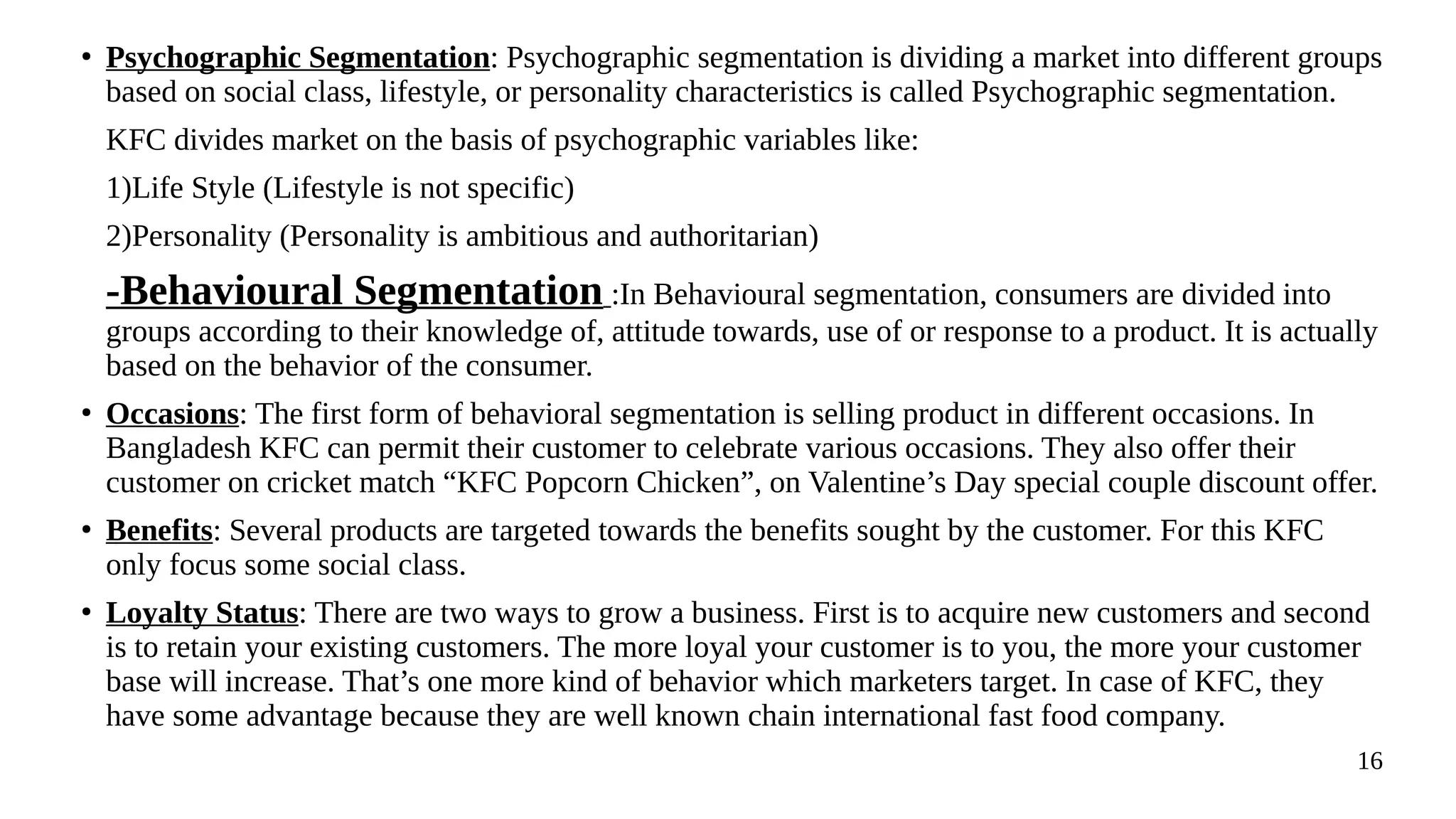Kfc company | PDF